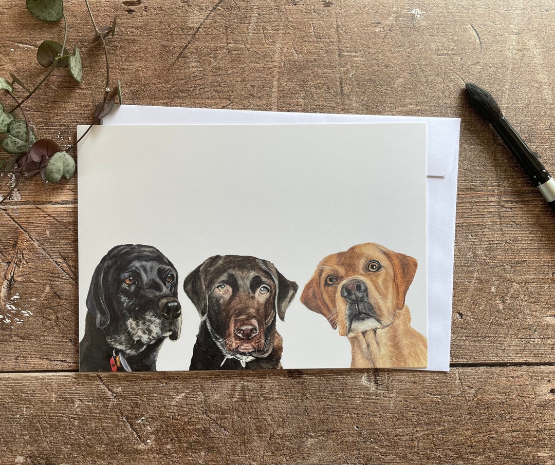 Labrador Card - Etsy