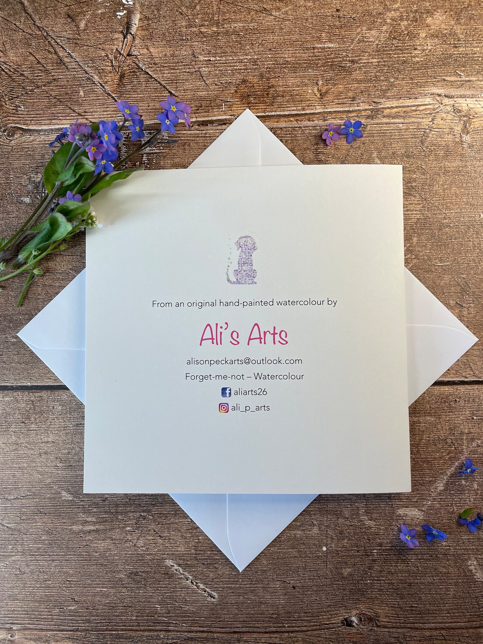 Forget Me Not Dog Condolence Card | Pet Sympathy Card - Etsy