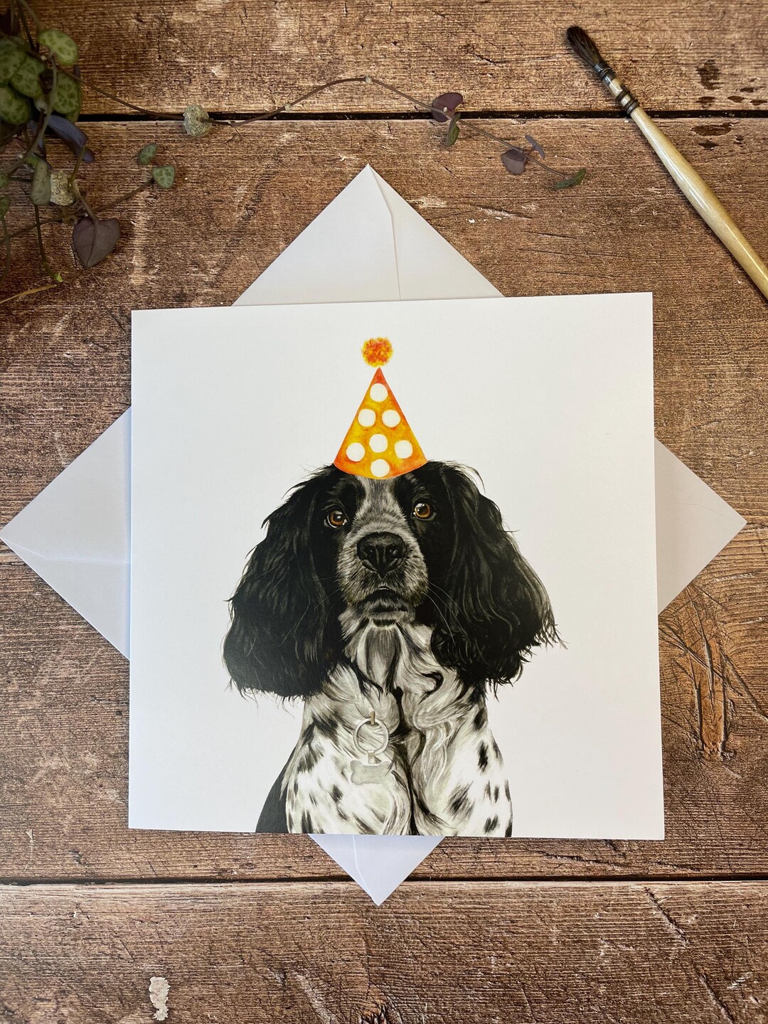 Cocker Spaniel Birthday Card - Etsy