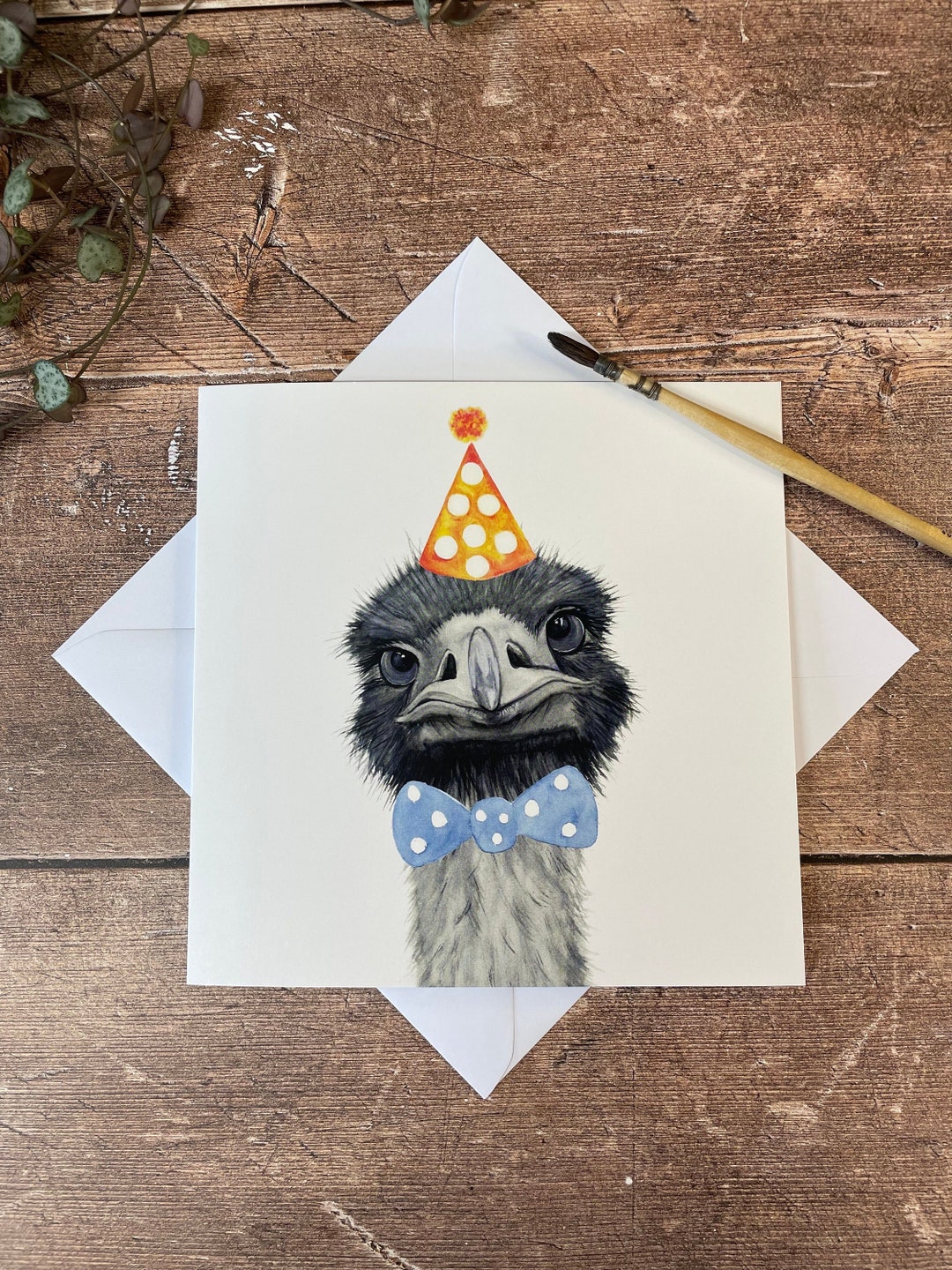Emu Birthday Card - Etsy
