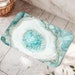 Aquamarine Geode Bath Mat, Crystal Bathroom Mat, Unique Bathroom Decor ...