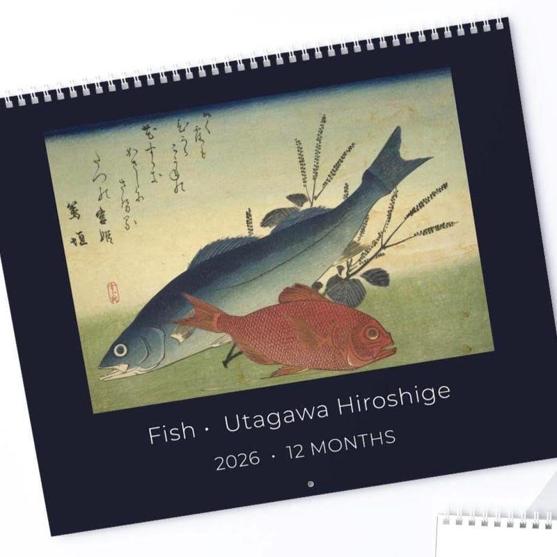 Fishing Calendars 2026 - Etsy