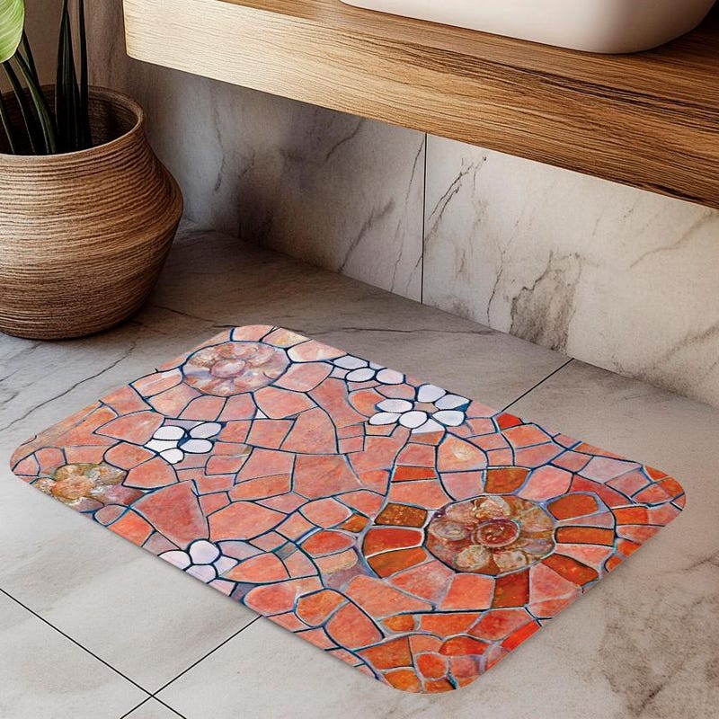 Round Bath Mat - Etsy