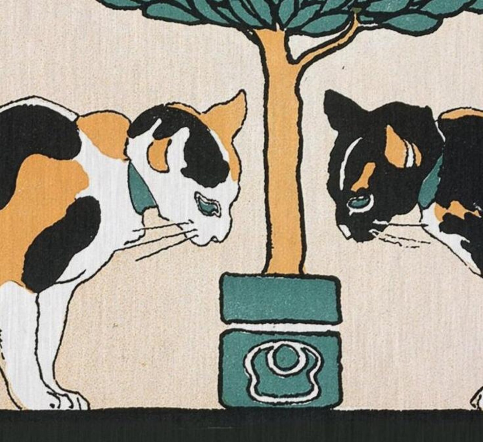 Calico Cat Door Mat, Cat Welcome Mat, Cats Outdoor Indoor Doormat ...