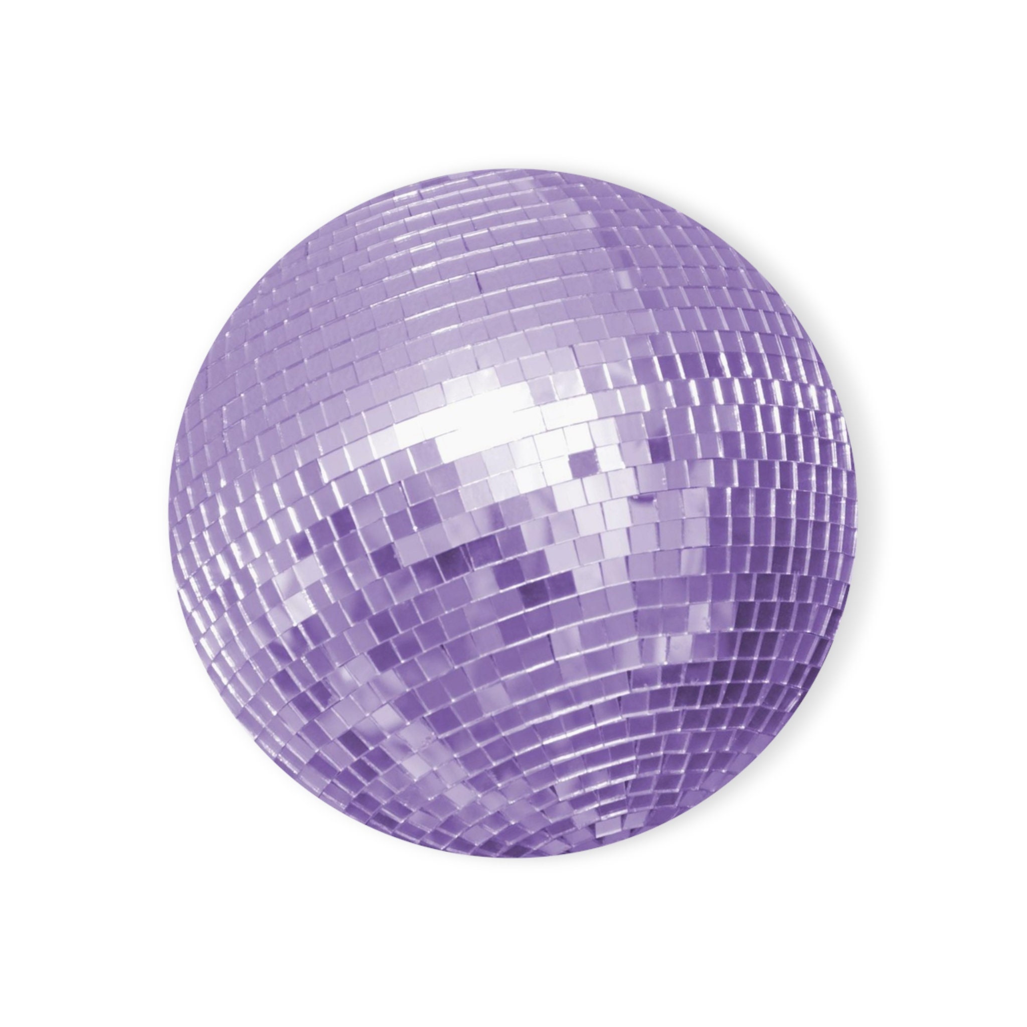 Purple Disco Ball Coaster Sets, Round Disco Party Accessories Favors ...