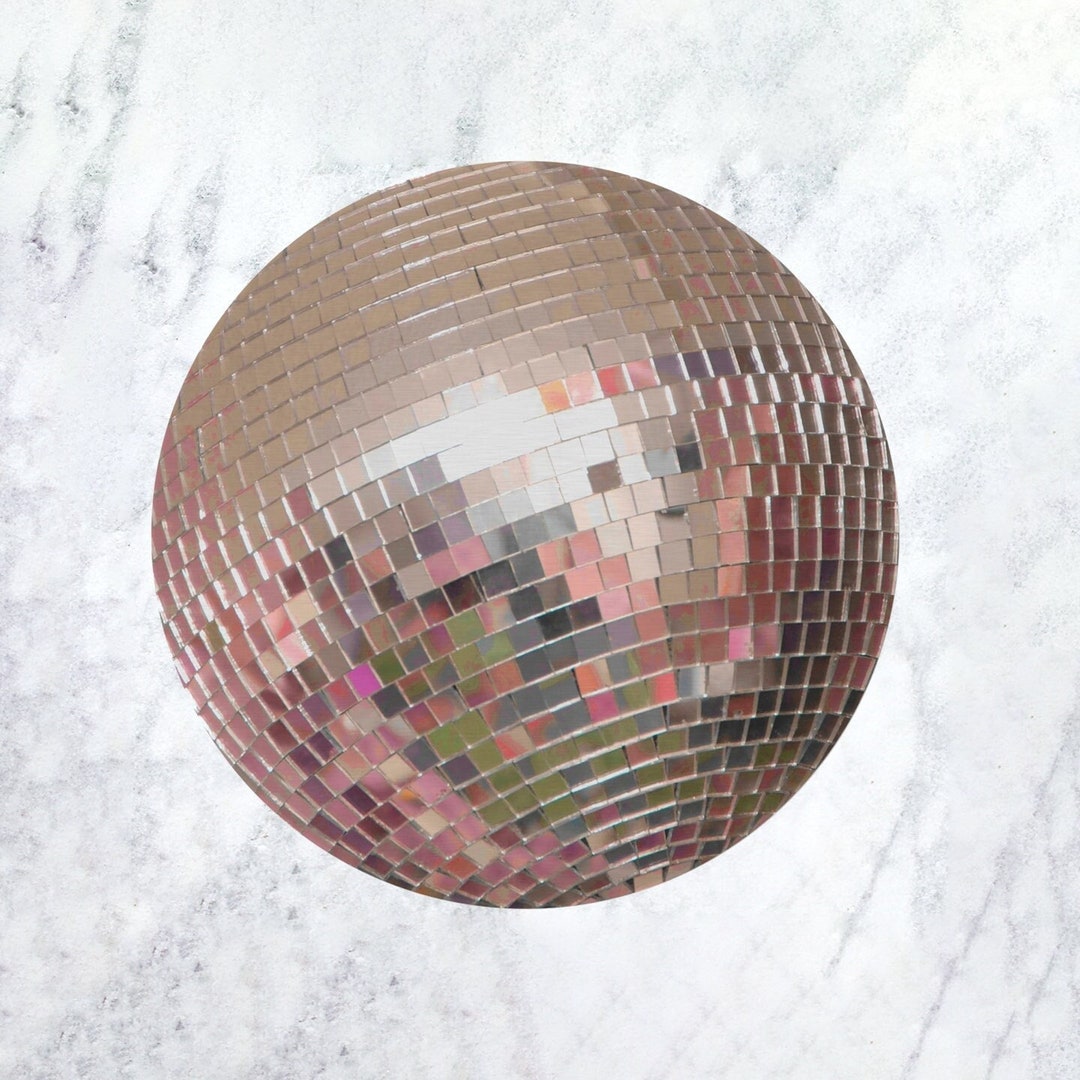 Gold Disco Ball Area Rug, Dance Party Large 60" Circle Round Accent ...