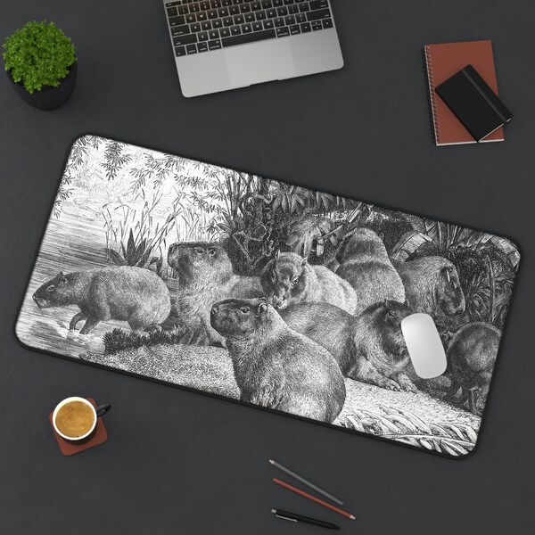 Capybara Desk Mat - Etsy