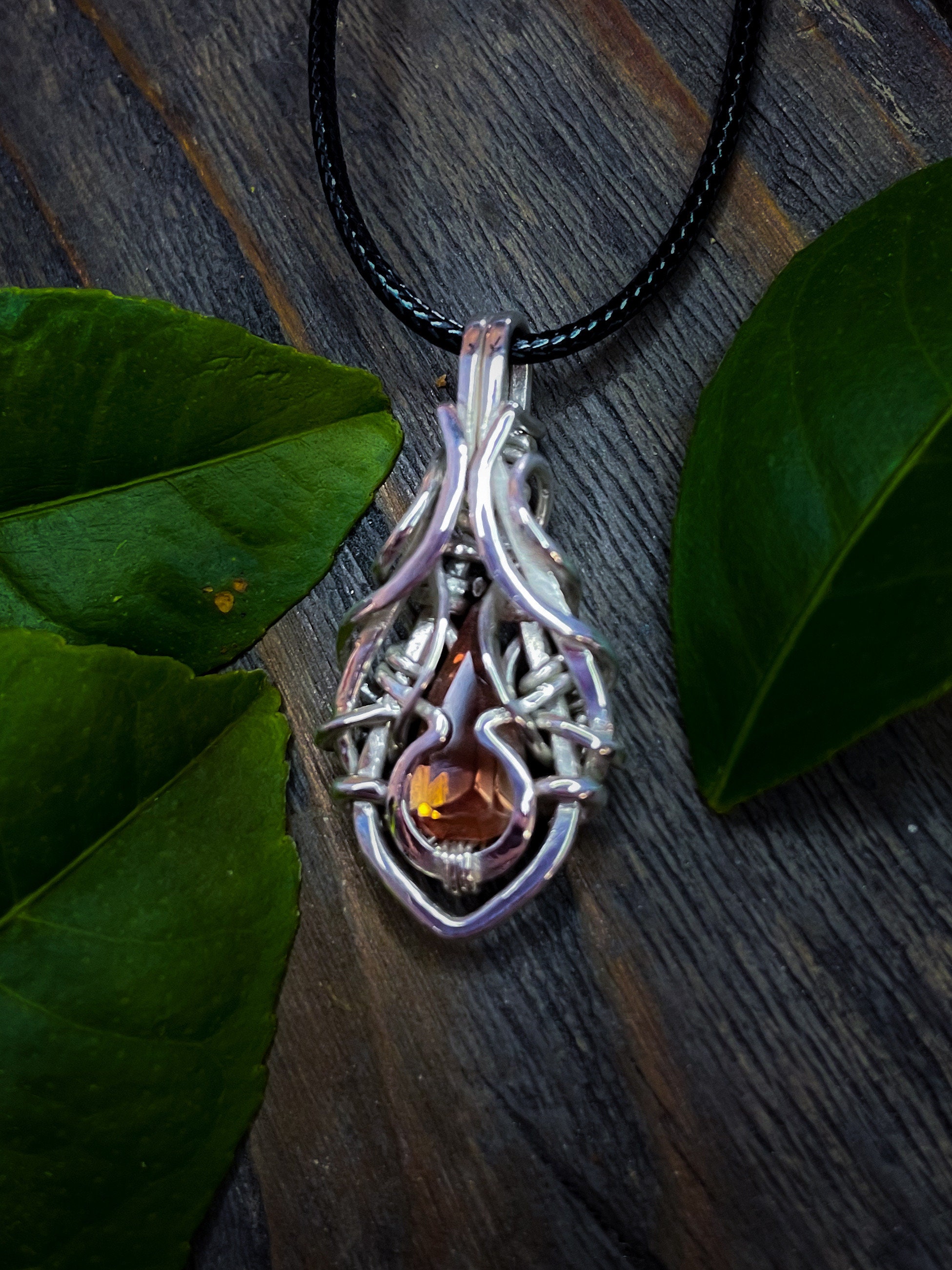 Oregon Sunstone 1.91ct .925 Sterling Silver Wire Wrapped Gemstone ...