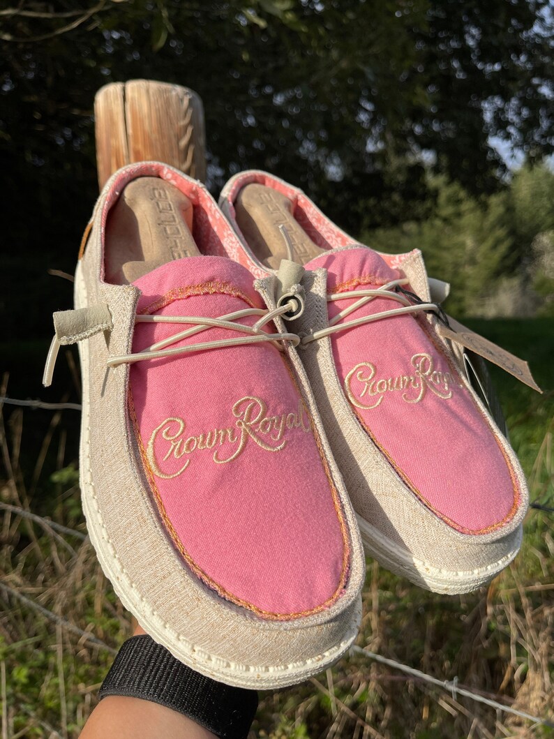 Crown Royal Hey Dudes Custom Hey Dudes Men's Shoes Crown Royal Whisky ...