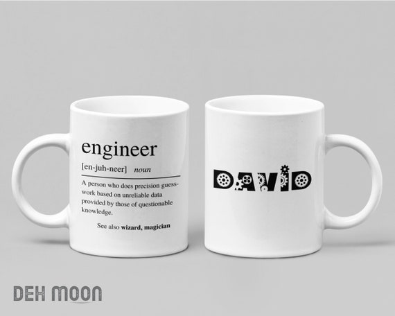 Engineer Mug Personalized Gift for Engineer Engineer - Etsy