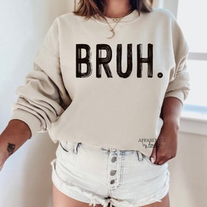 BRUH. Digital File for Sublimation, Vinyl, Etc. PNG/JPEG - Etsy