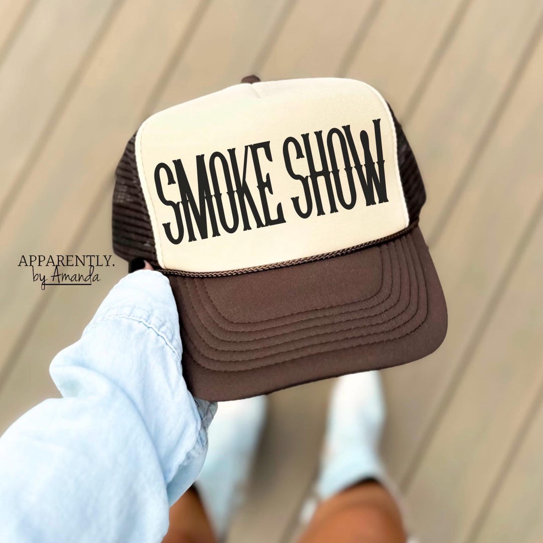 Smoke Show | Trendy Baseball Snapback Adjustable Trucker Hat - Etsy