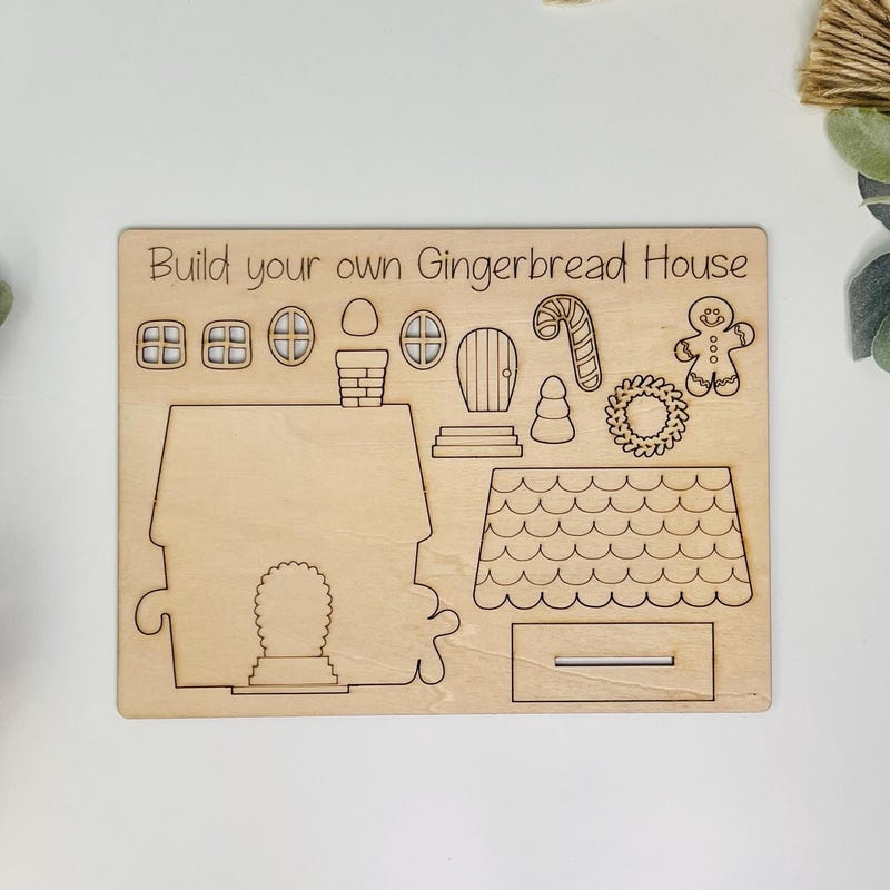 Mini Wood House to Build - Etsy