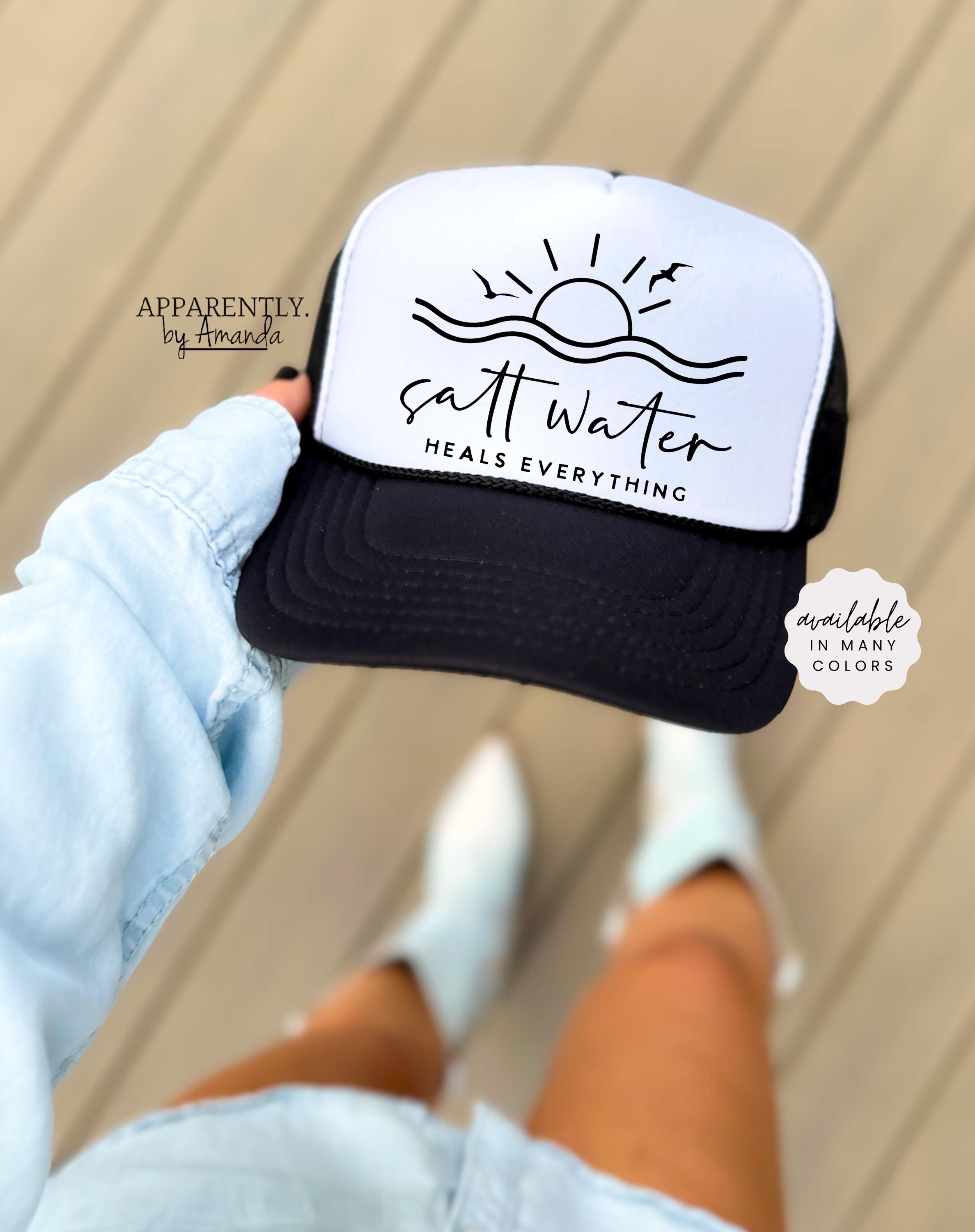 Salt Water Heals Everything | Trendy Baseball Snapback Adjustable ...