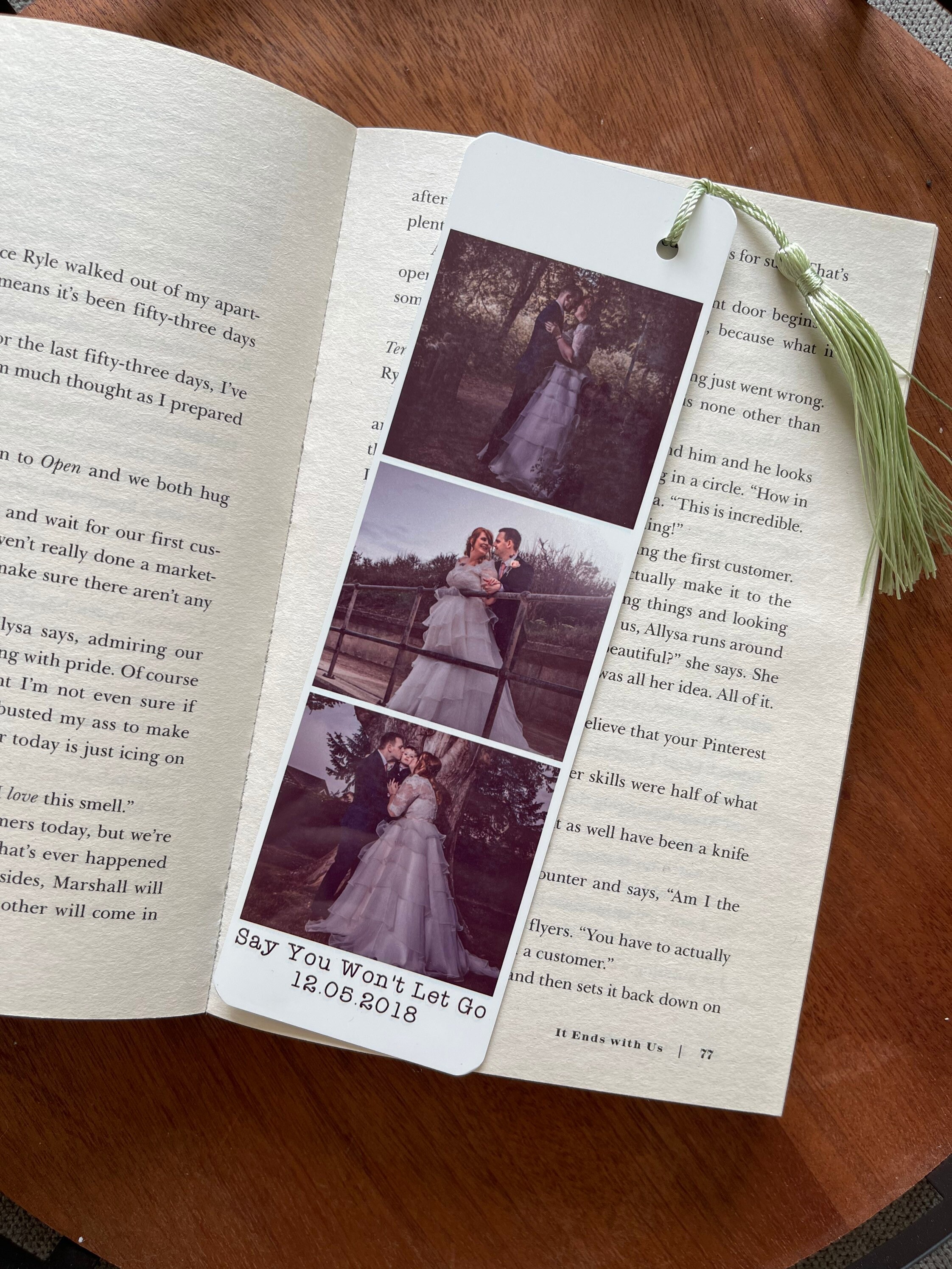 Personalised Metal Bookmark Photo Booth Bookmark Mothers - Etsy