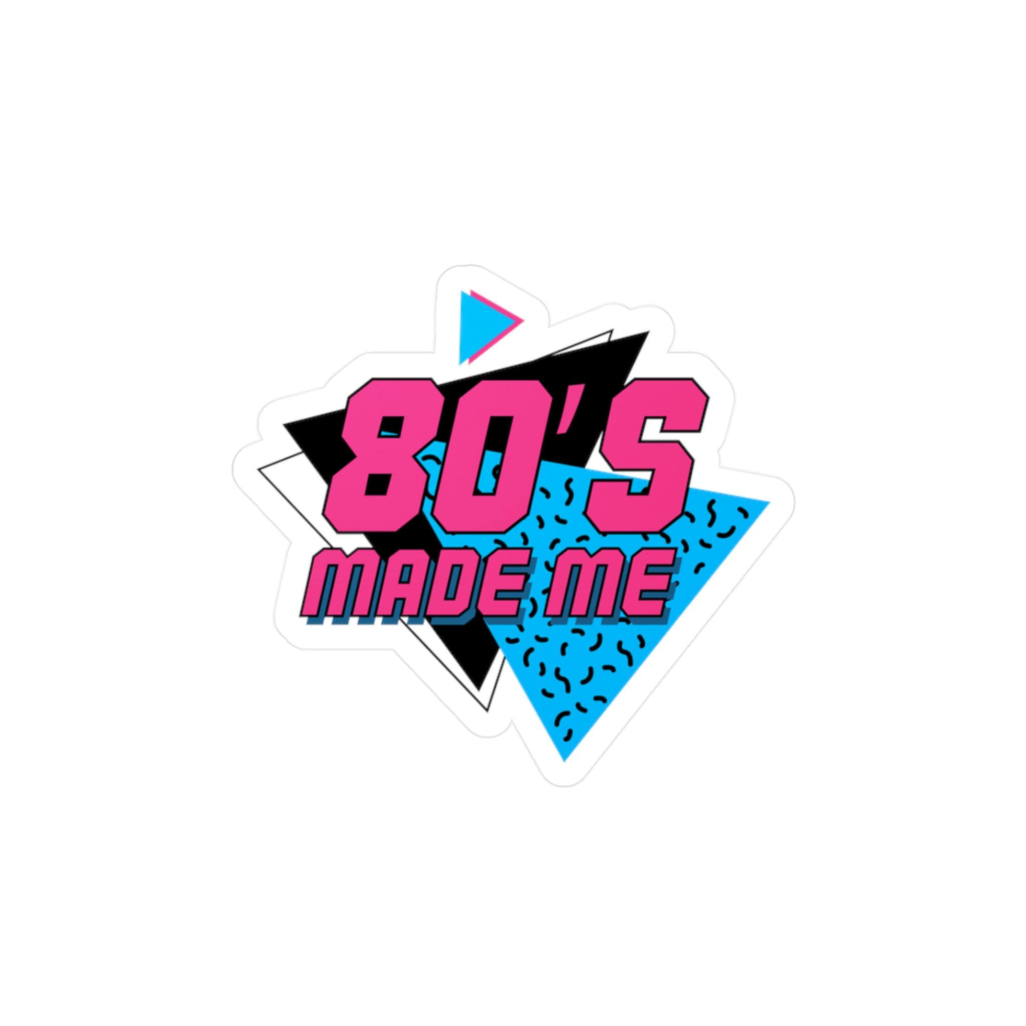80s Made Me Retro Kiss-cut Vinyl Decals - Etsy