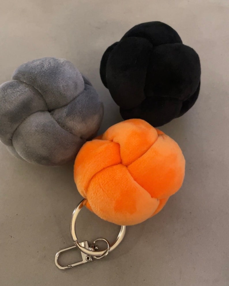 CHUNKY ATTO VELOUR Knot Keychain Key Ring Object - Etsy