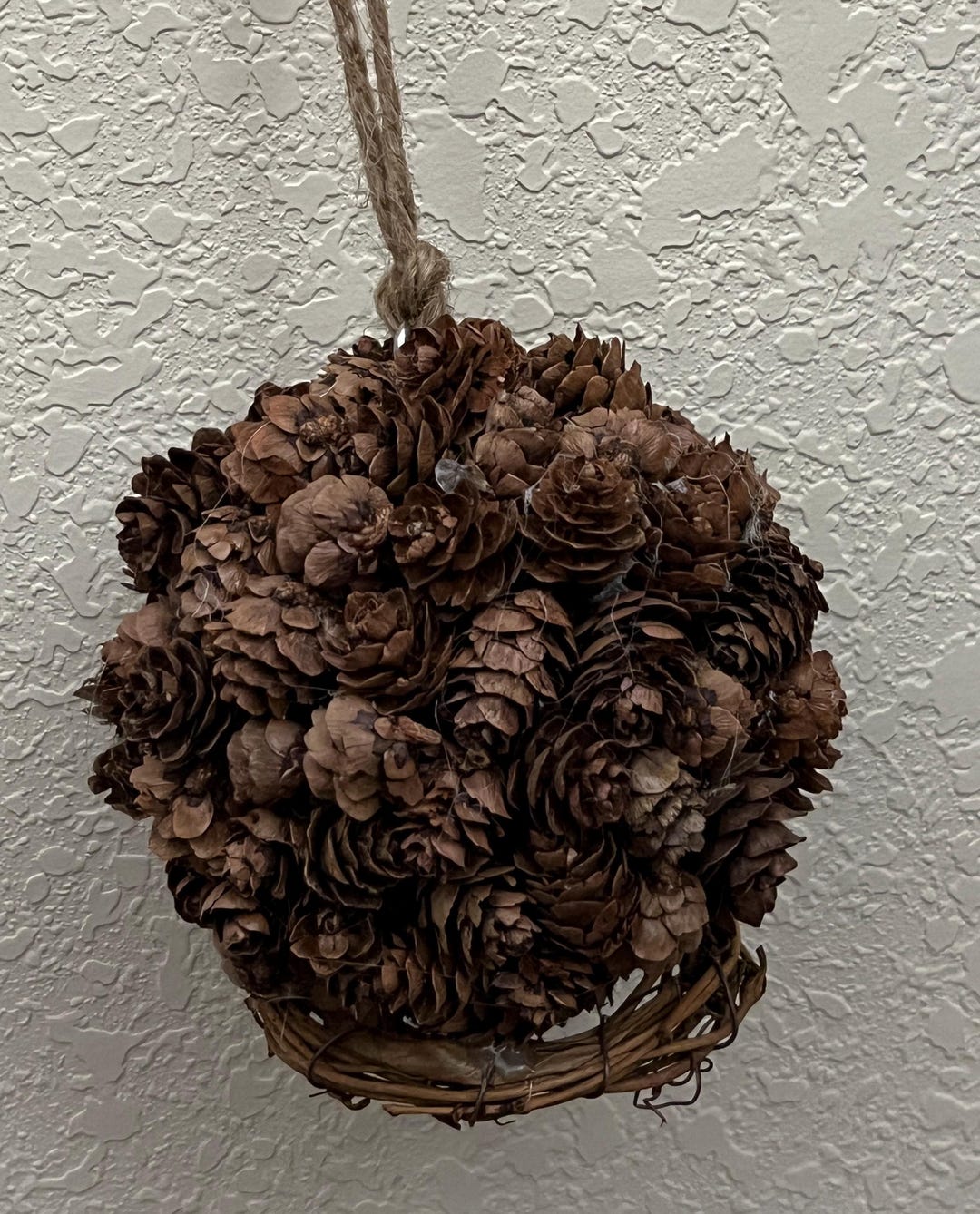 POTPOURRI HERBAL BALL Ornament Pinecone Vanilla / Cinnamon Scent - Etsy