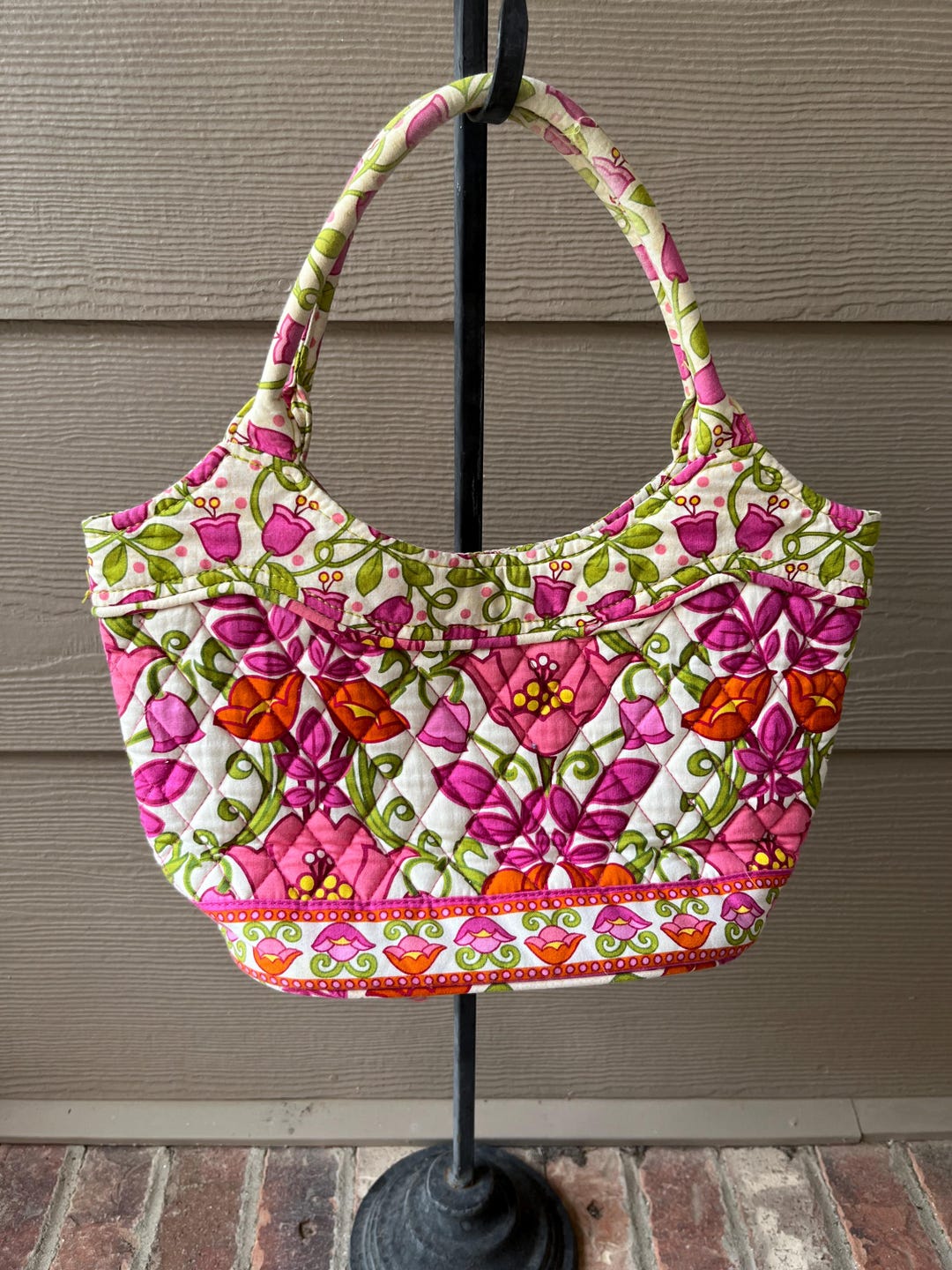 VERA BRADLEY PURSE "lili Lily Lilli Belle" Retired Floral - Etsy