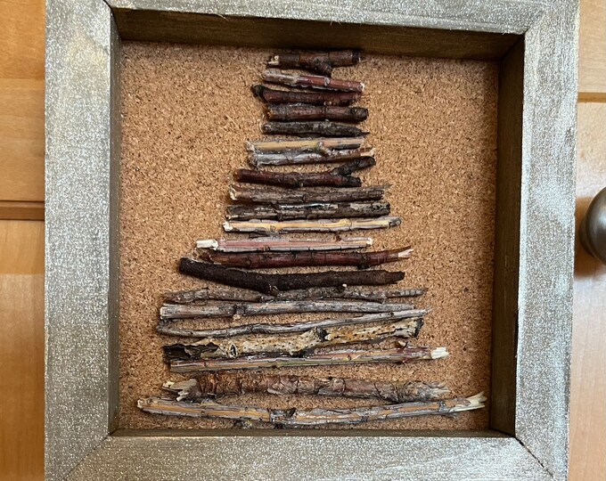 NATURAL STICK TREE Art Three Tree Assortment - Etsy
