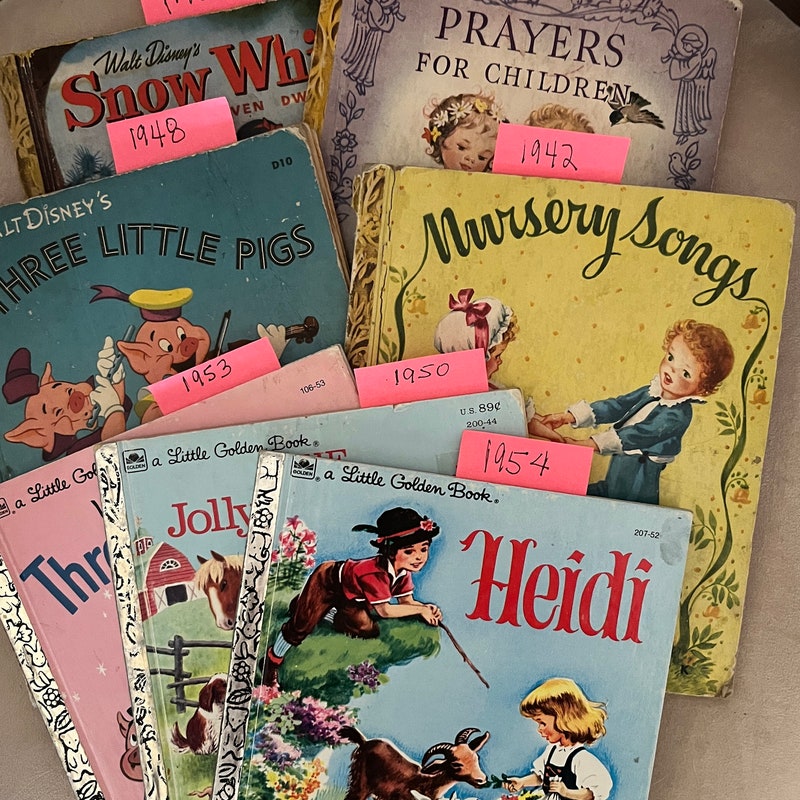 Golden Books Vintage - Etsy