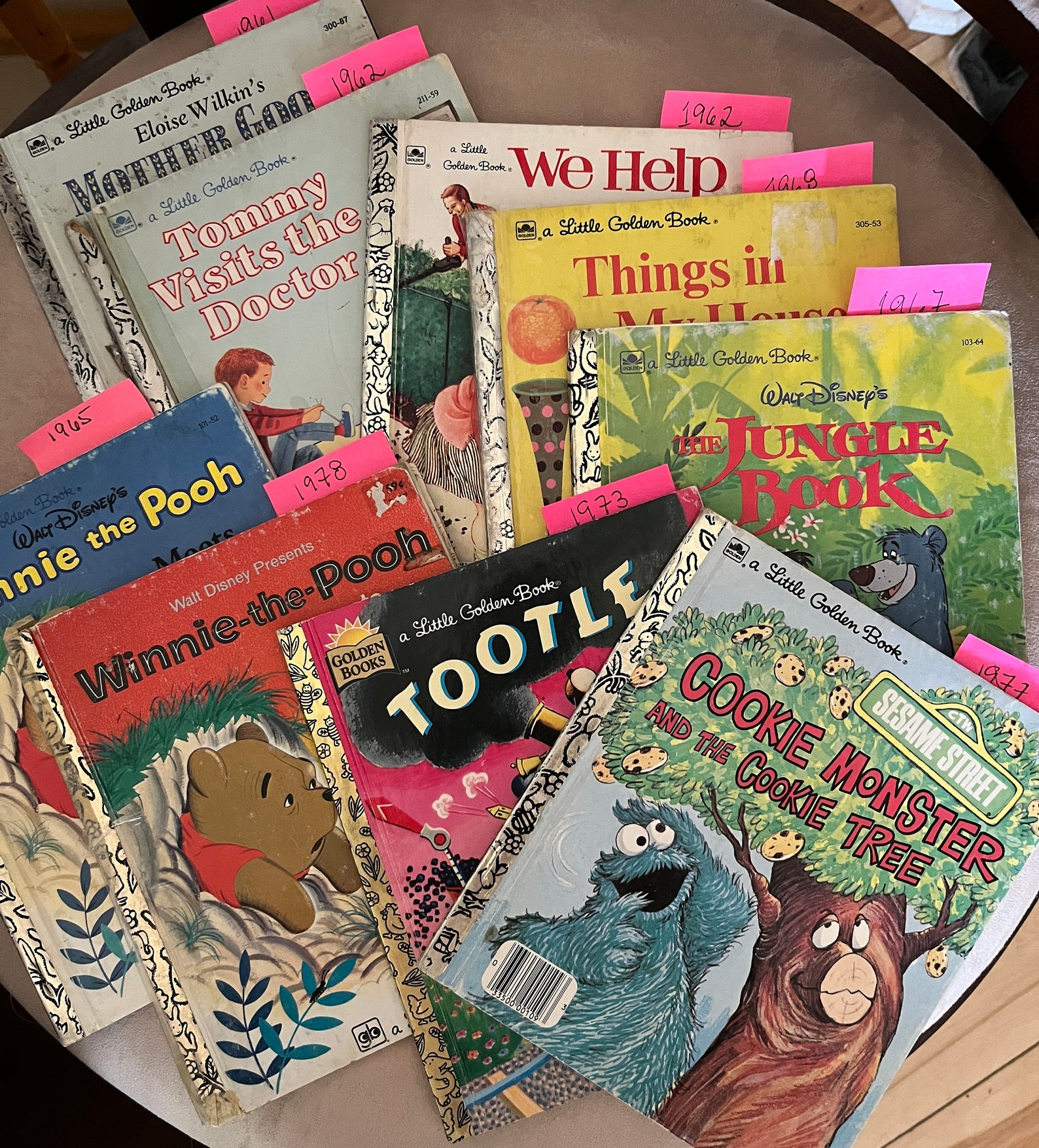 A LITTLE GOLDEN BOOKS 1960s 1970s Set of 9 Vintage Collectible Child ...