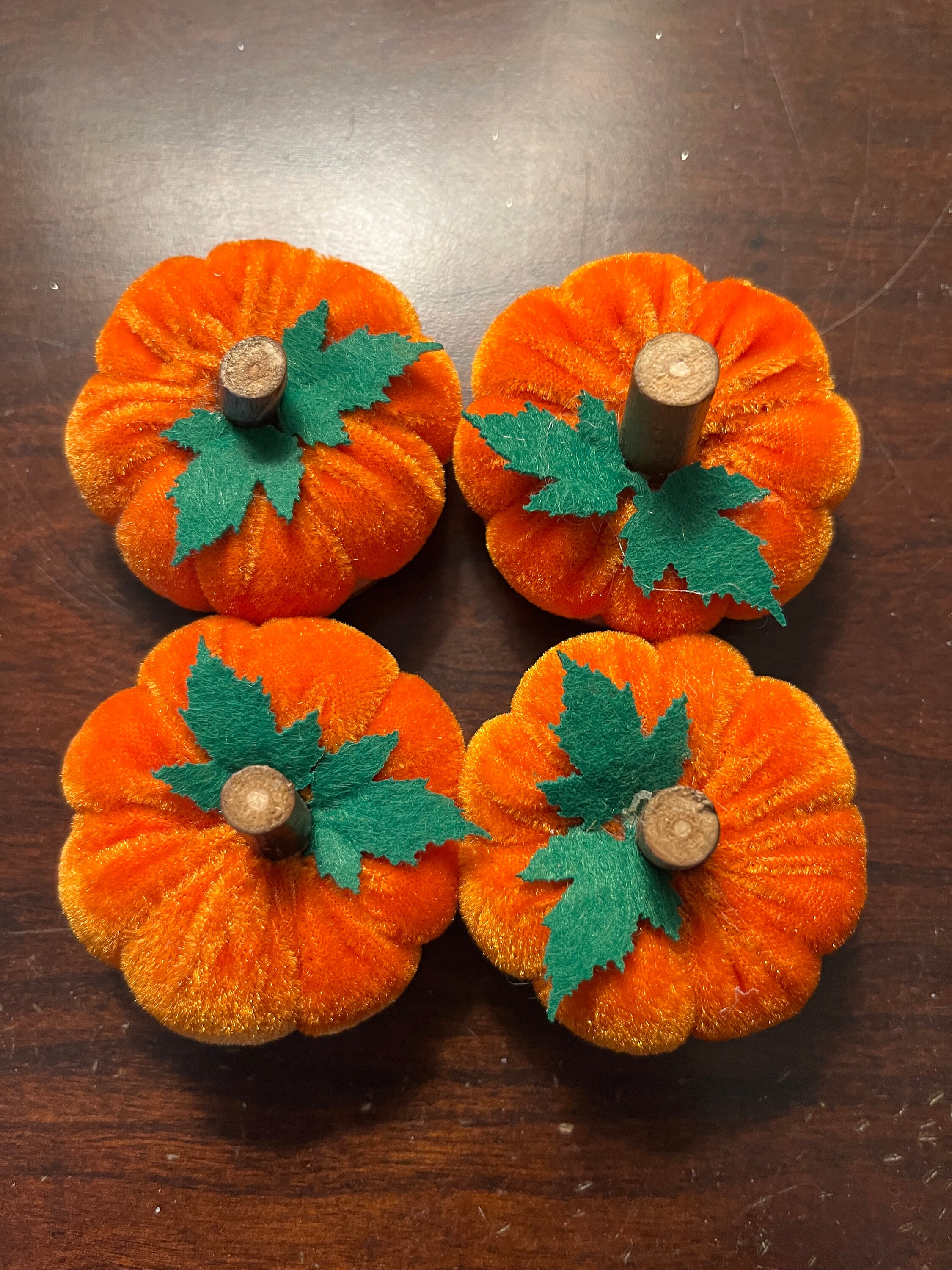 PUMPKIN MAGNET SET of 4 - Etsy