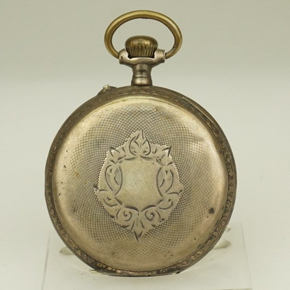 Working Solid Silver Swiss Made Pocket Watch Men's no… - Gem