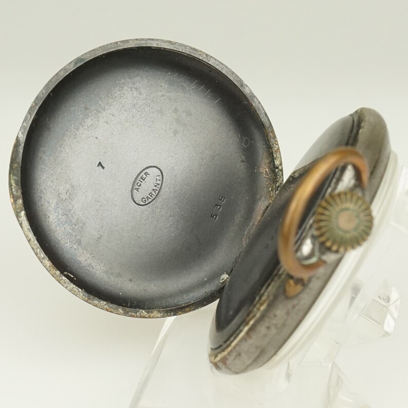 Working Antique Pocket Watch Men's Mechanical No Fusee Duplex or ...