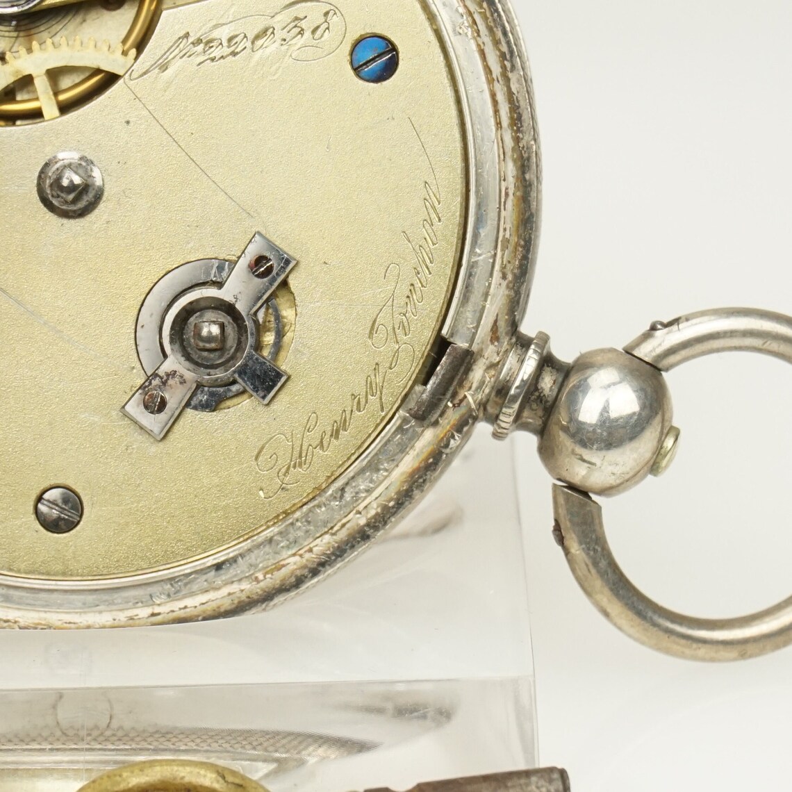 WORKING Antique HENRY TOUCHON Pocket Watch Key-wound Solid | Etsy