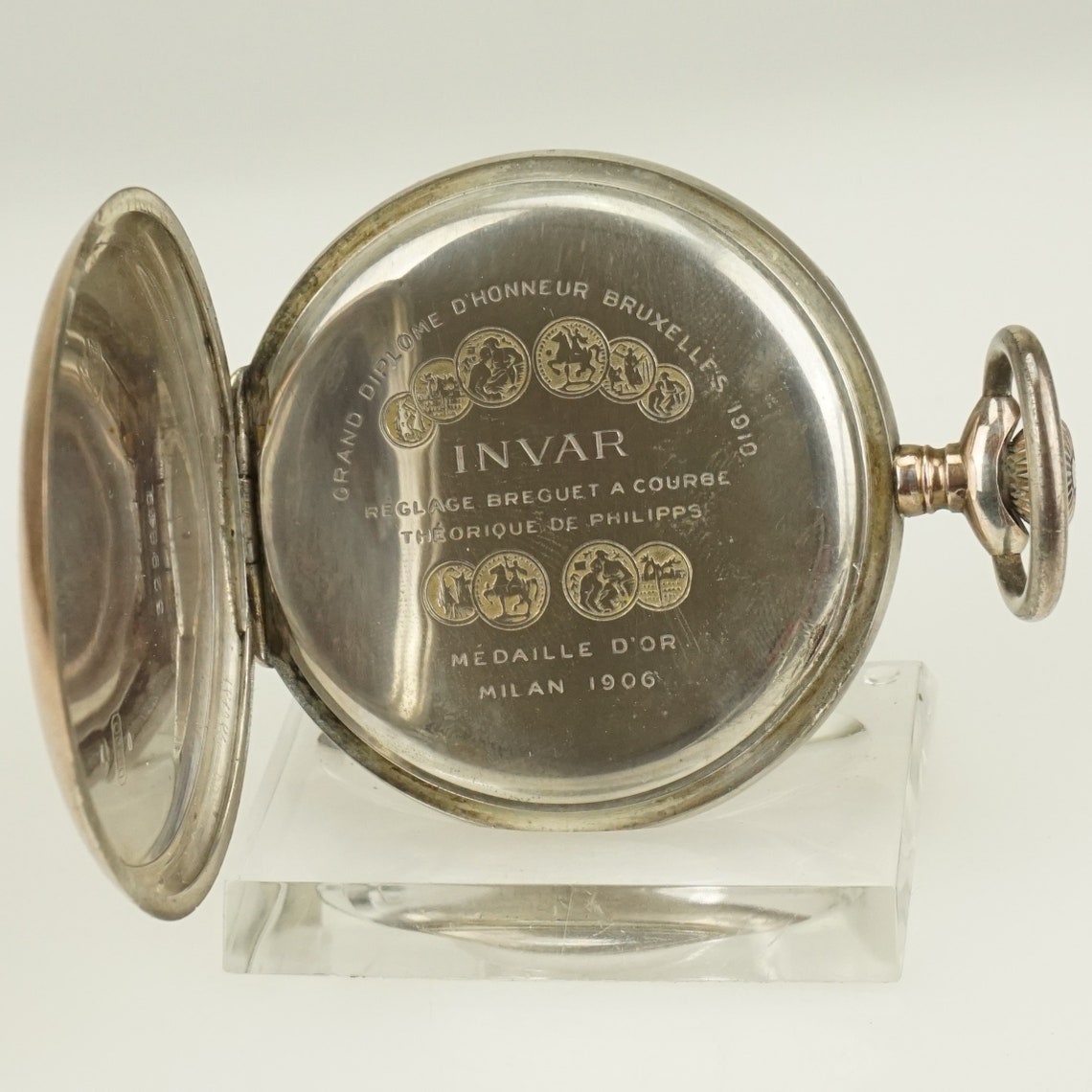 Working INVAR Solid Silver Pocket Watch Vintage Antique - Etsy