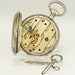 WORKING Pocket Watch Key-wound Solid Silver Antique Swiss Men's ...