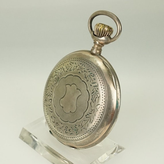 Working Fullhunter Solid Silver Pocket Watch Antique … - Gem