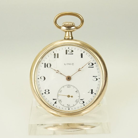vintage pocket watch unic - Gem