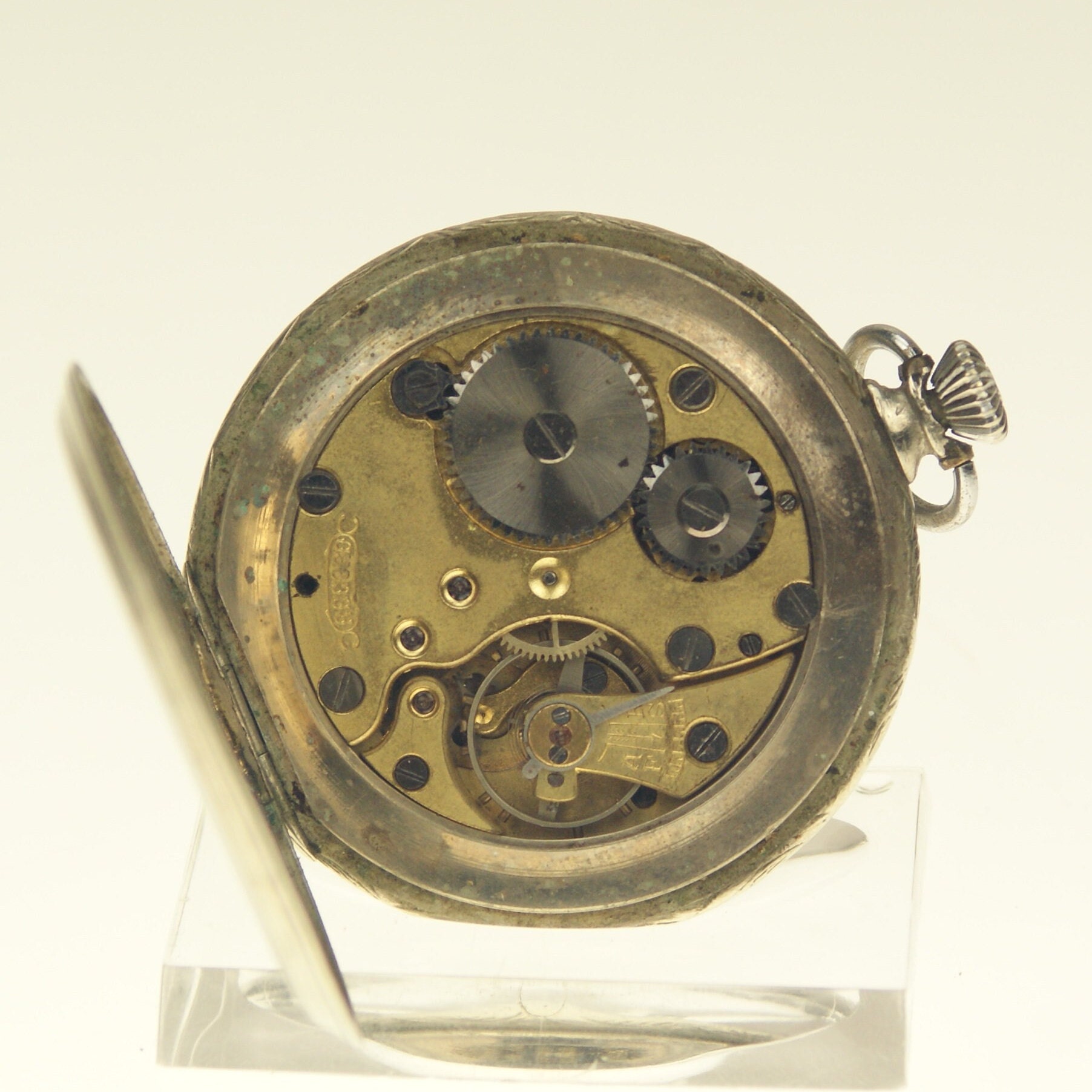 Antique RECORD Watch Co Longines Pocket Watch Men's Mechanical No Fusee ...