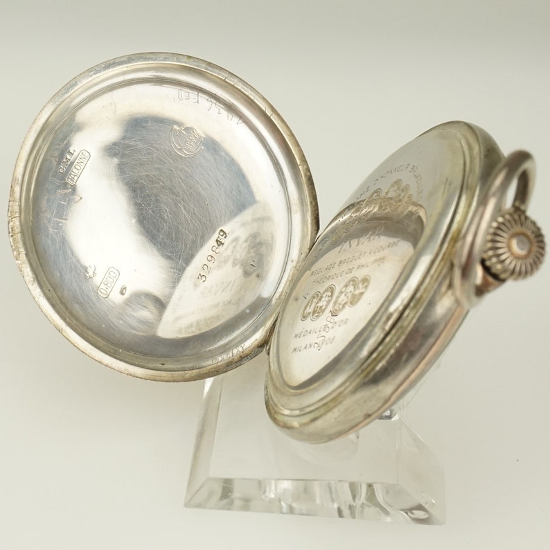 Working INVAR Solid Silver Pocket Watch Vintage Antique - Etsy