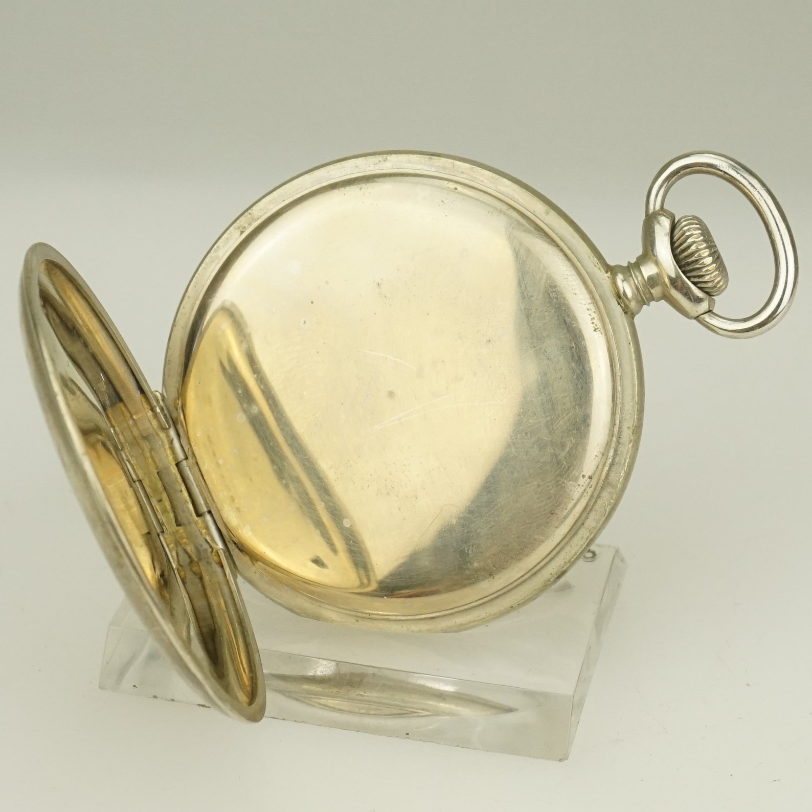 Reloj de bolsillo suizo REVUE en funcionamiento, antiguo, sin ...