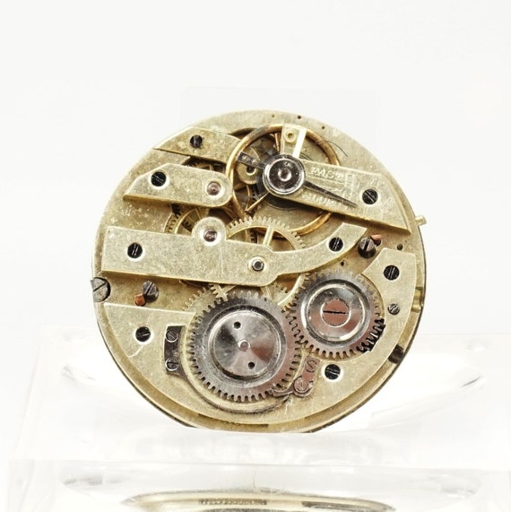 Rare! Pocket Watch Movement Swiss Men's Mechanical An… - Gem