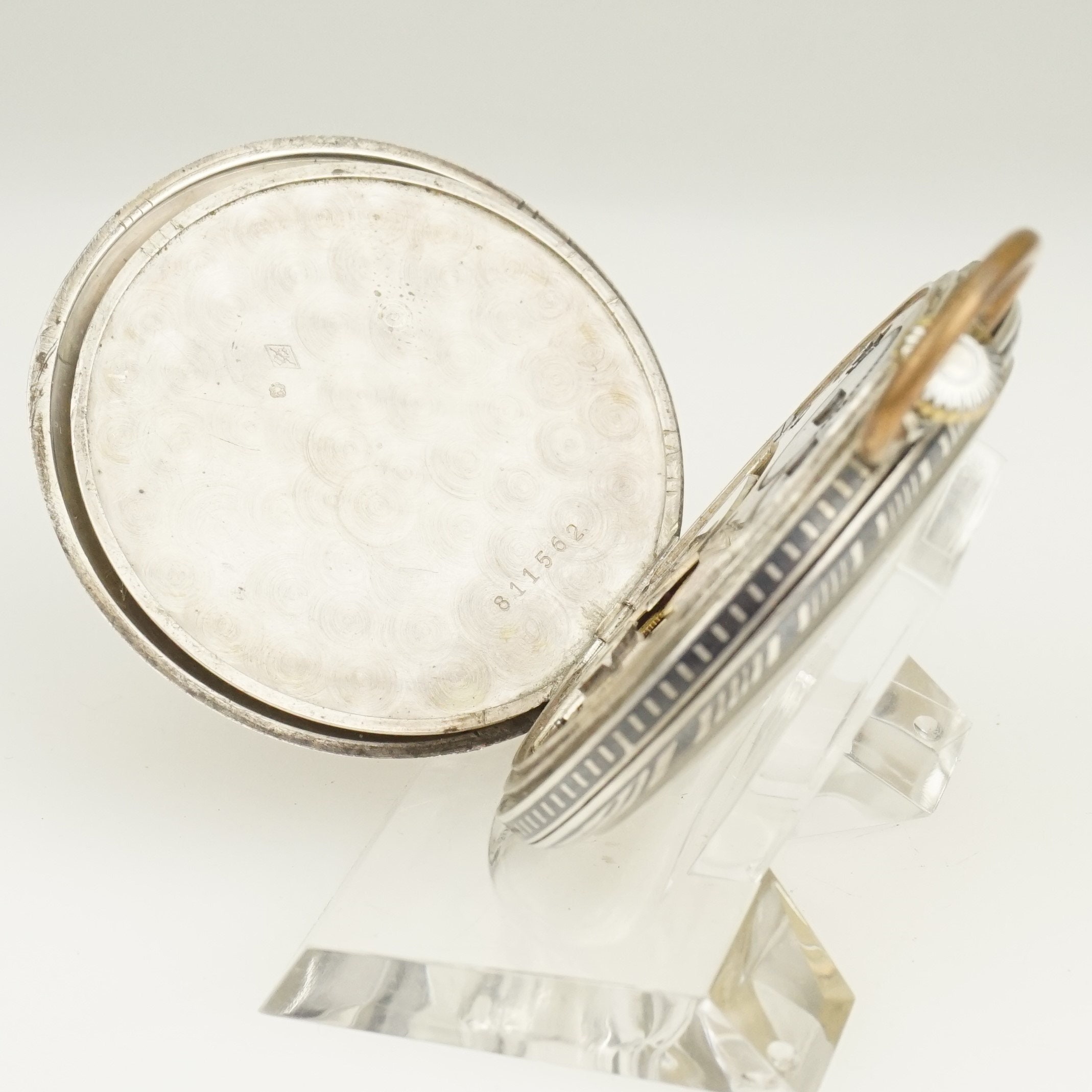 Working Niello Silver Pocket Watch Vintage Antique Men's - Etsy