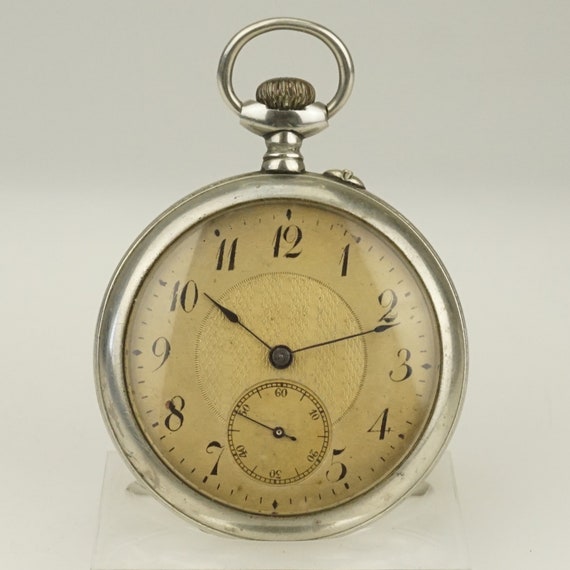 Working Swiss Made Pocket Watch Men's no fusee duplex… - Gem