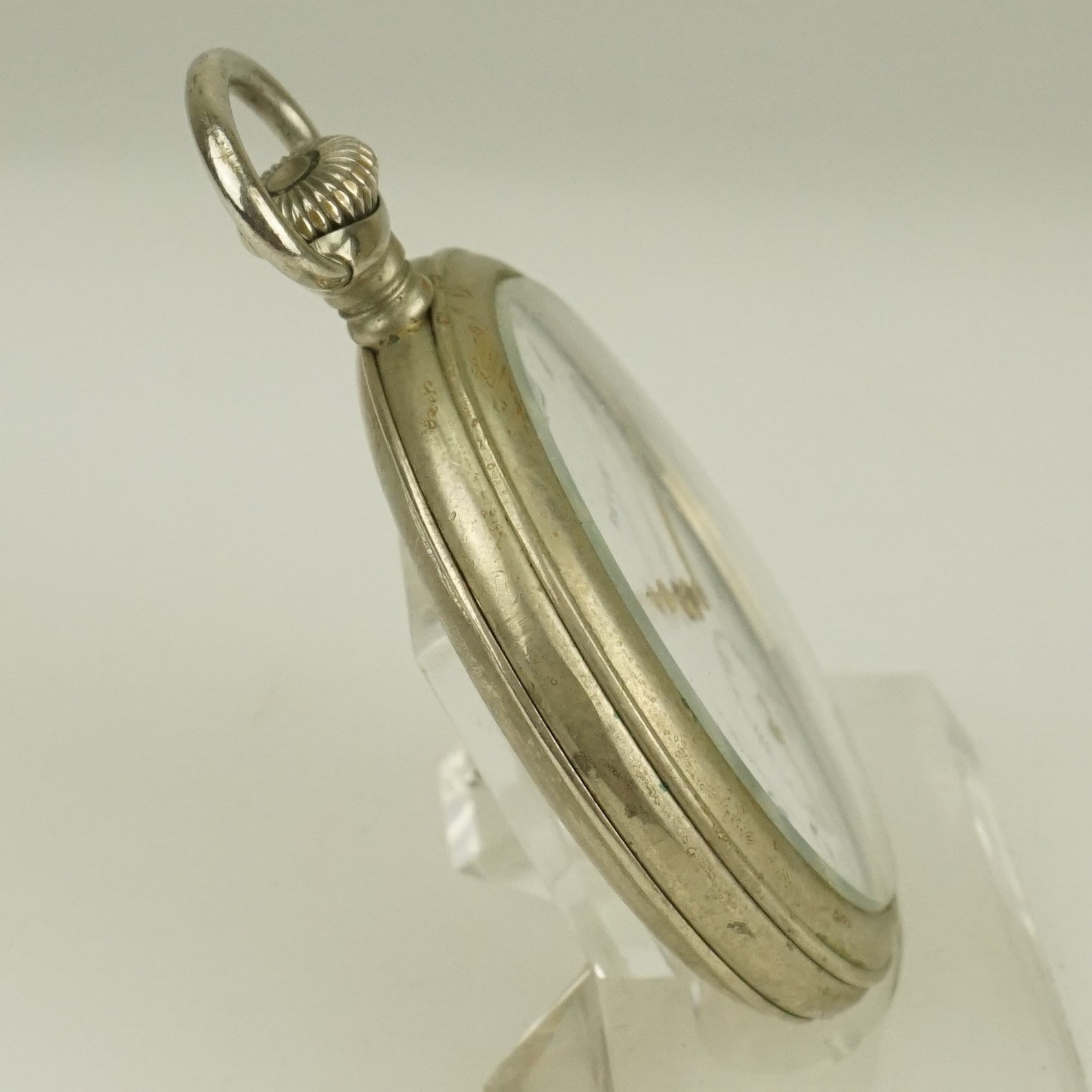 Reloj de bolsillo suizo REVUE en funcionamiento, antiguo, sin ...