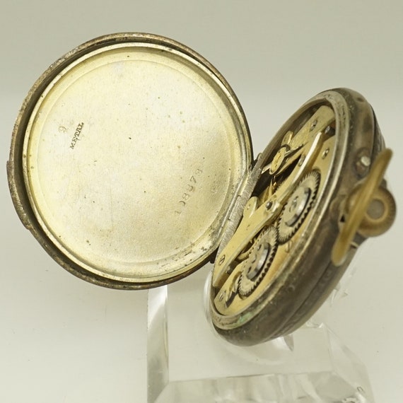 Working Solid Silver Swiss Made Pocket Watch Men's no… - Gem