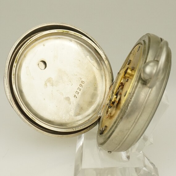Working Swiss Made Pocket Watch Men's no fusee duplex… - Gem