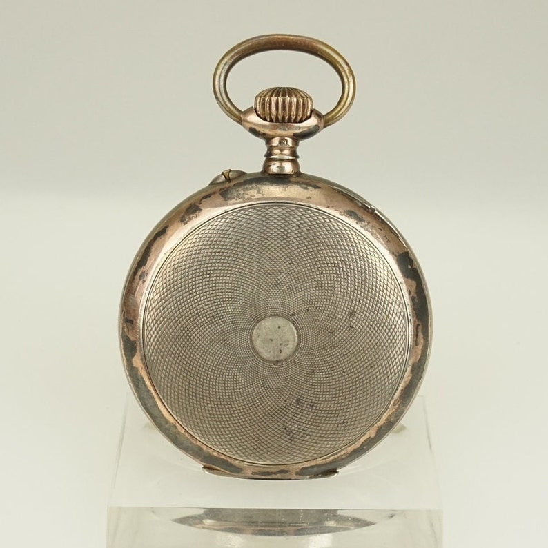 Working Solid Silver Pocket Watch Antique Men's No Fusee - Etsy