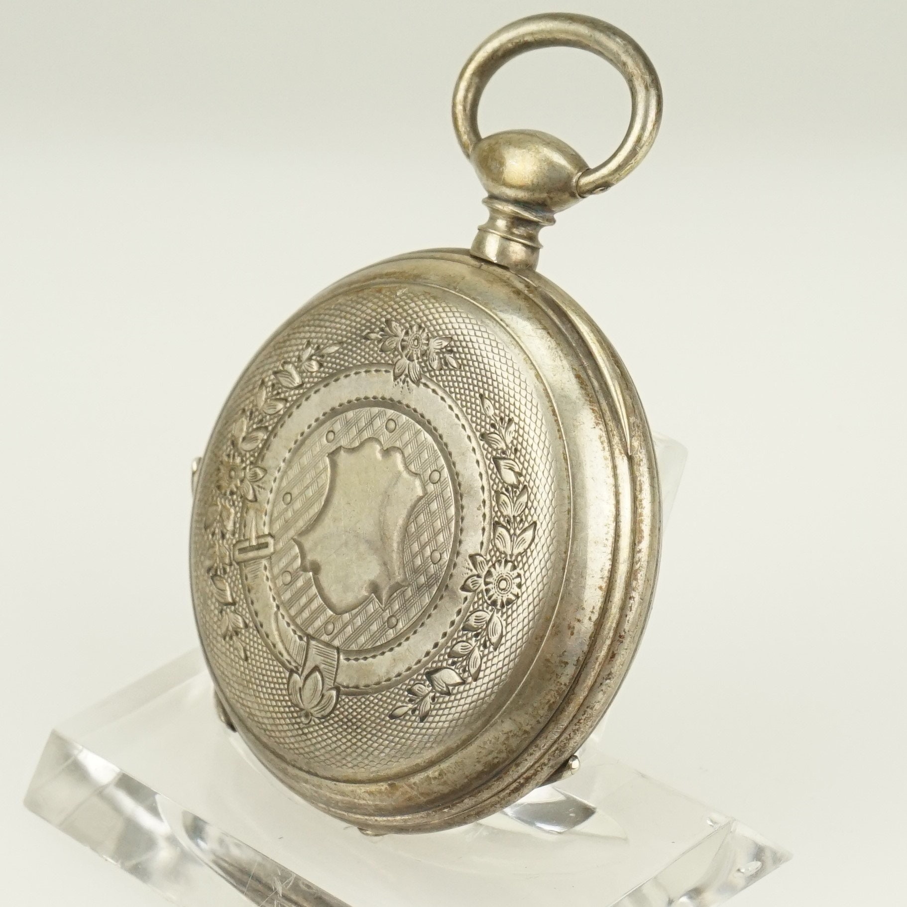 WORKING Pocket Watch Key-wound Solid Silver Antique Swiss - Etsy