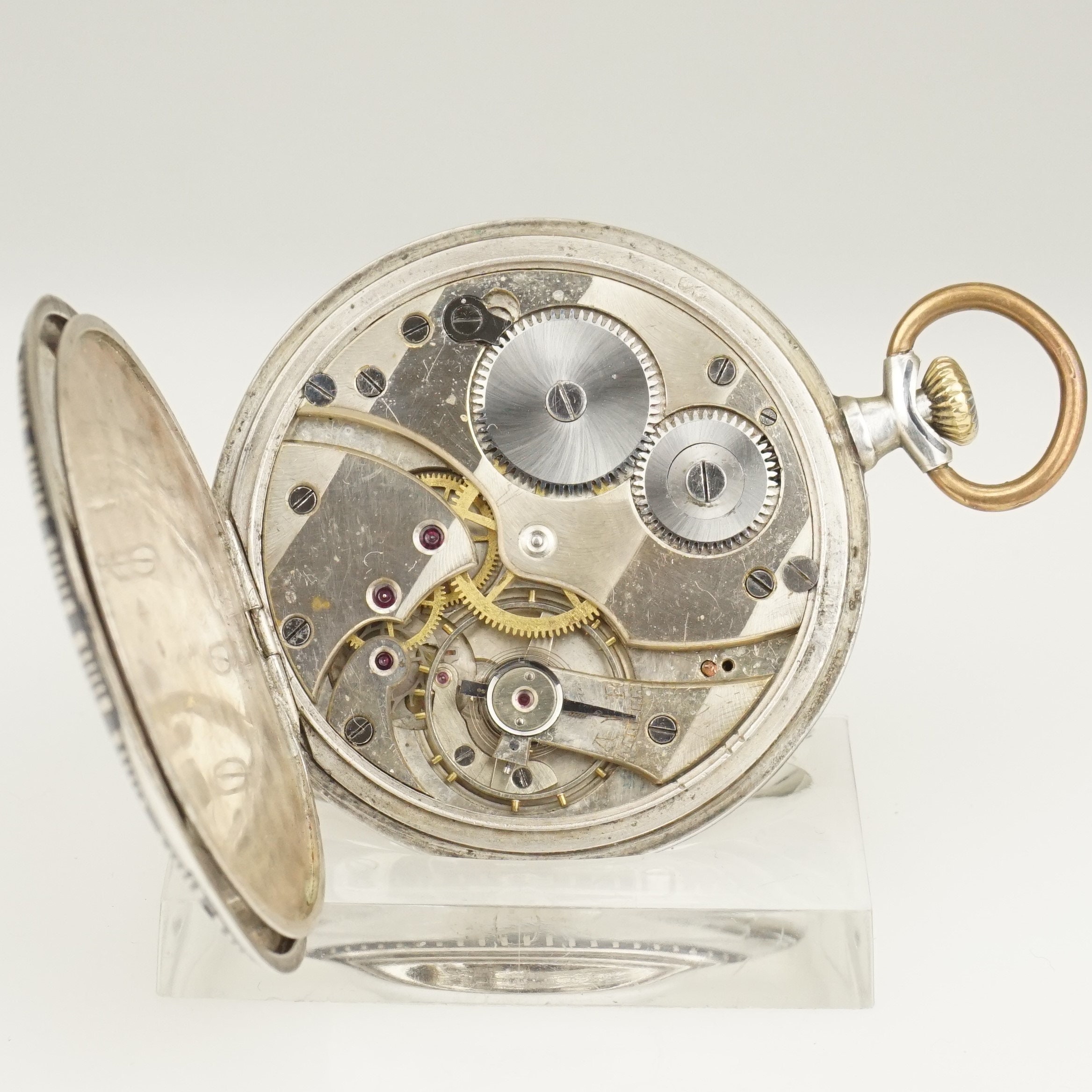 Working Niello Silver Pocket Watch Vintage Antique Men's - Etsy