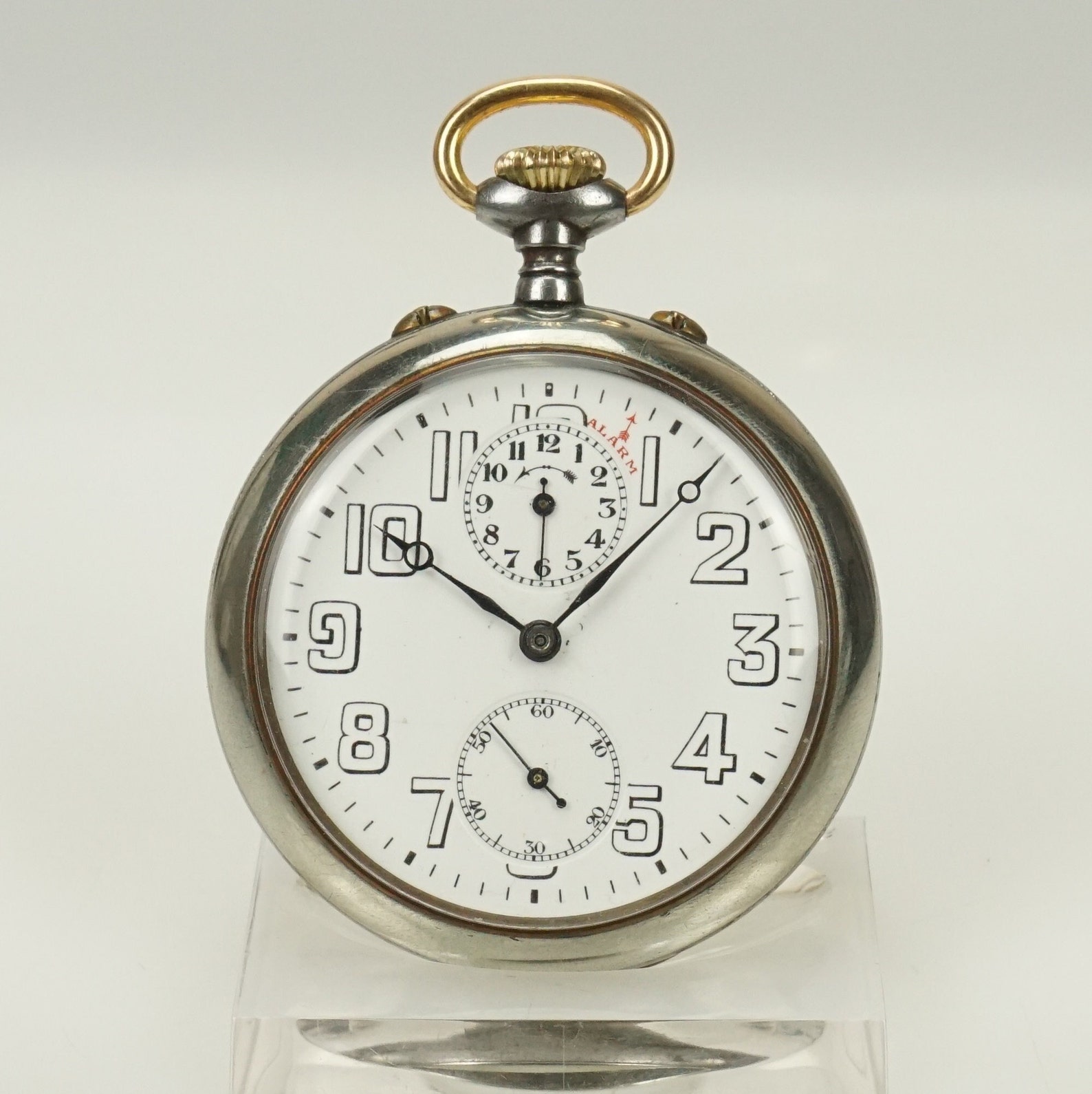 Working ALARM Pocket Watch Vintage Antique Men's | Etsy