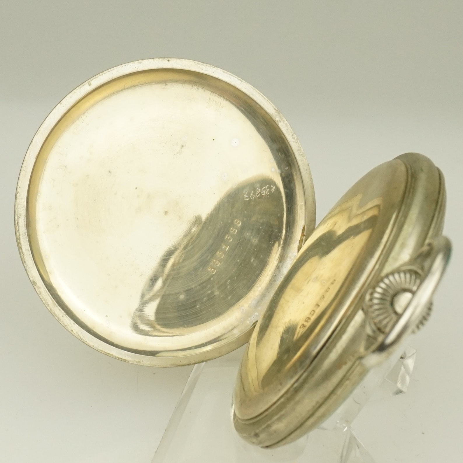 Reloj de bolsillo suizo REVUE en funcionamiento, antiguo, sin ...