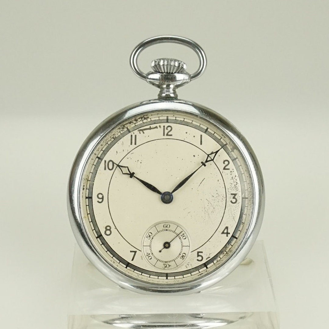 Working Art Deco Pocket Watch Mechanical No Antique Fusee Duplex or ...