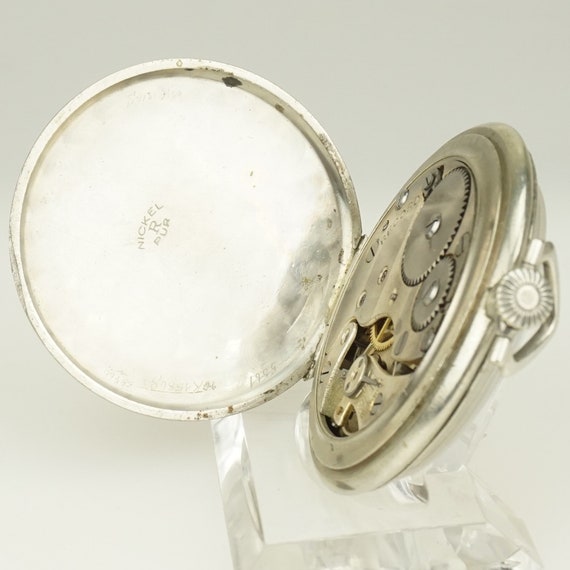 Working RECORD (Longines) Swiss Pocket Watch Men's no… - Gem